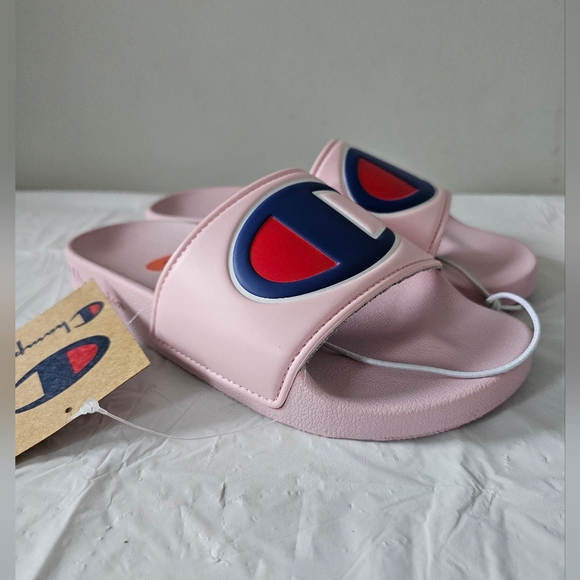 Champion | Shoes | Nwt Champion Womens Pink Slides Sandals Flip Flop ...